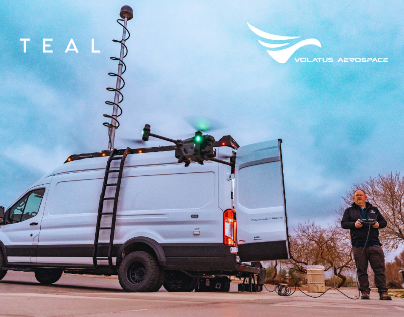 TEAL Partners With Volatus Aerospace, Ensuring Their Drones Are Always ...